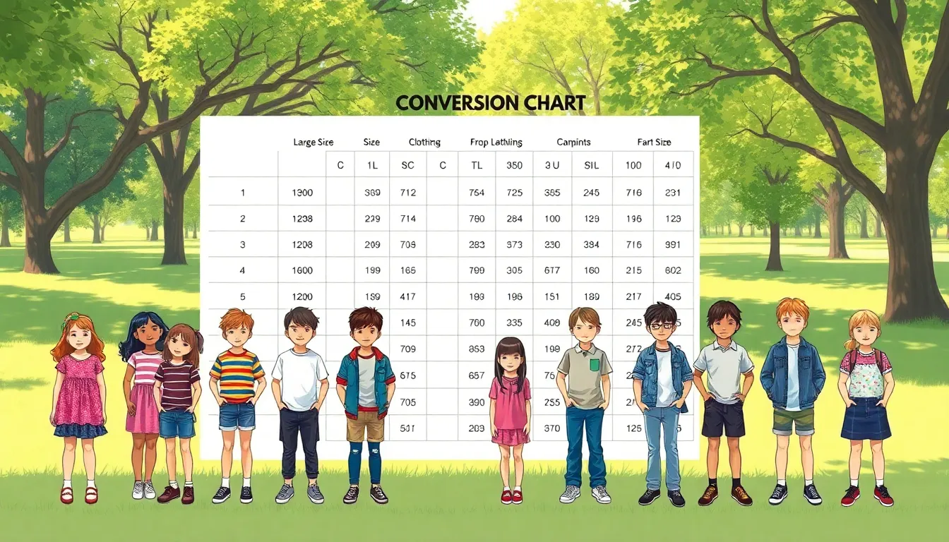 Kids' Sizes to Adults Conversion Clothing: A Simple Guide for Smart ...